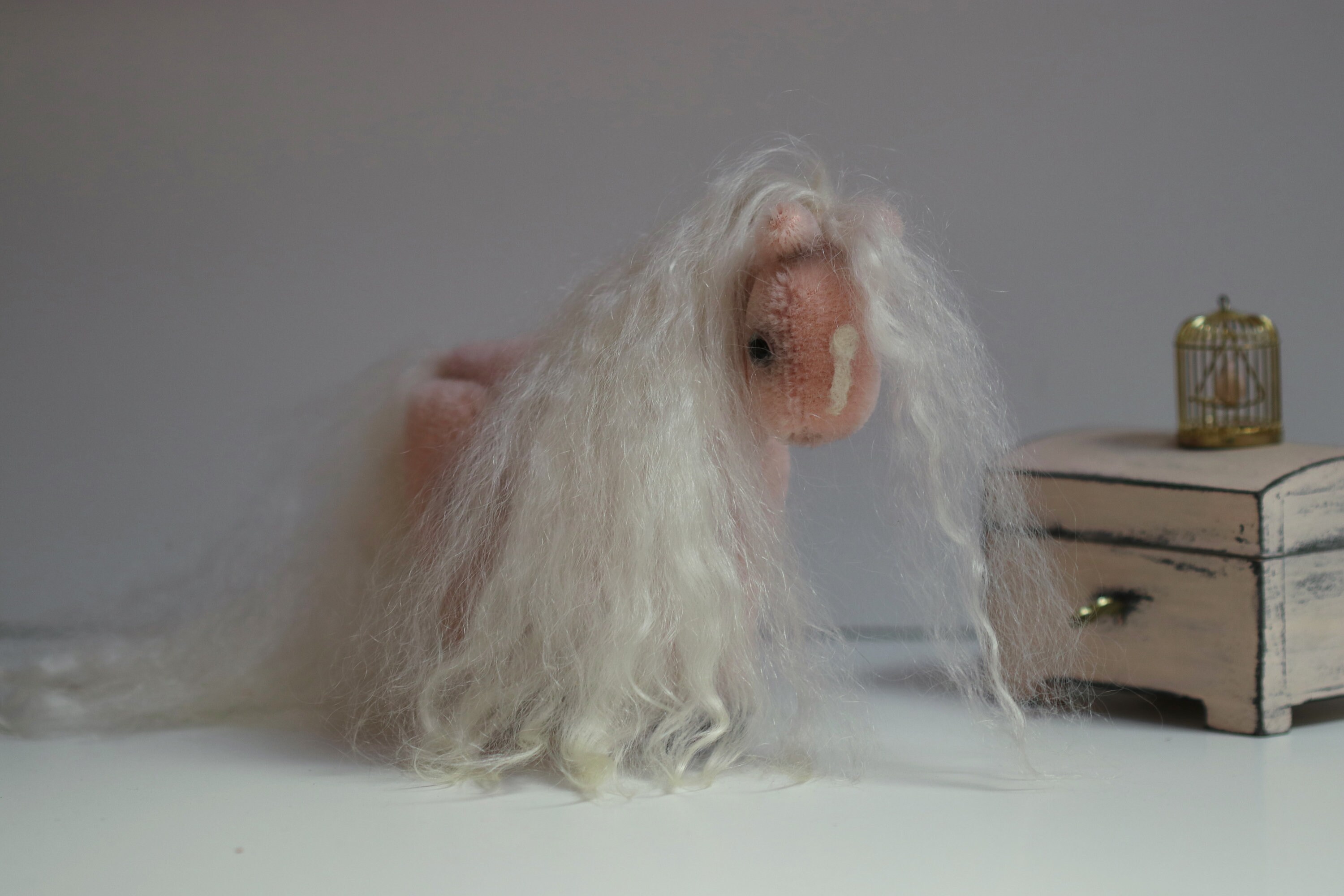 Teddy Pony/pink Plush Pony/teddy Miniature Horse/artistic Teddy Pony ...