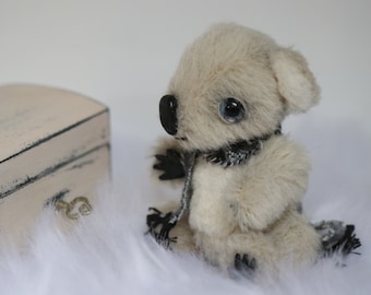 Koala Figurine Miniature Koala Bear Mini Koala Polymer Clay - Etsy