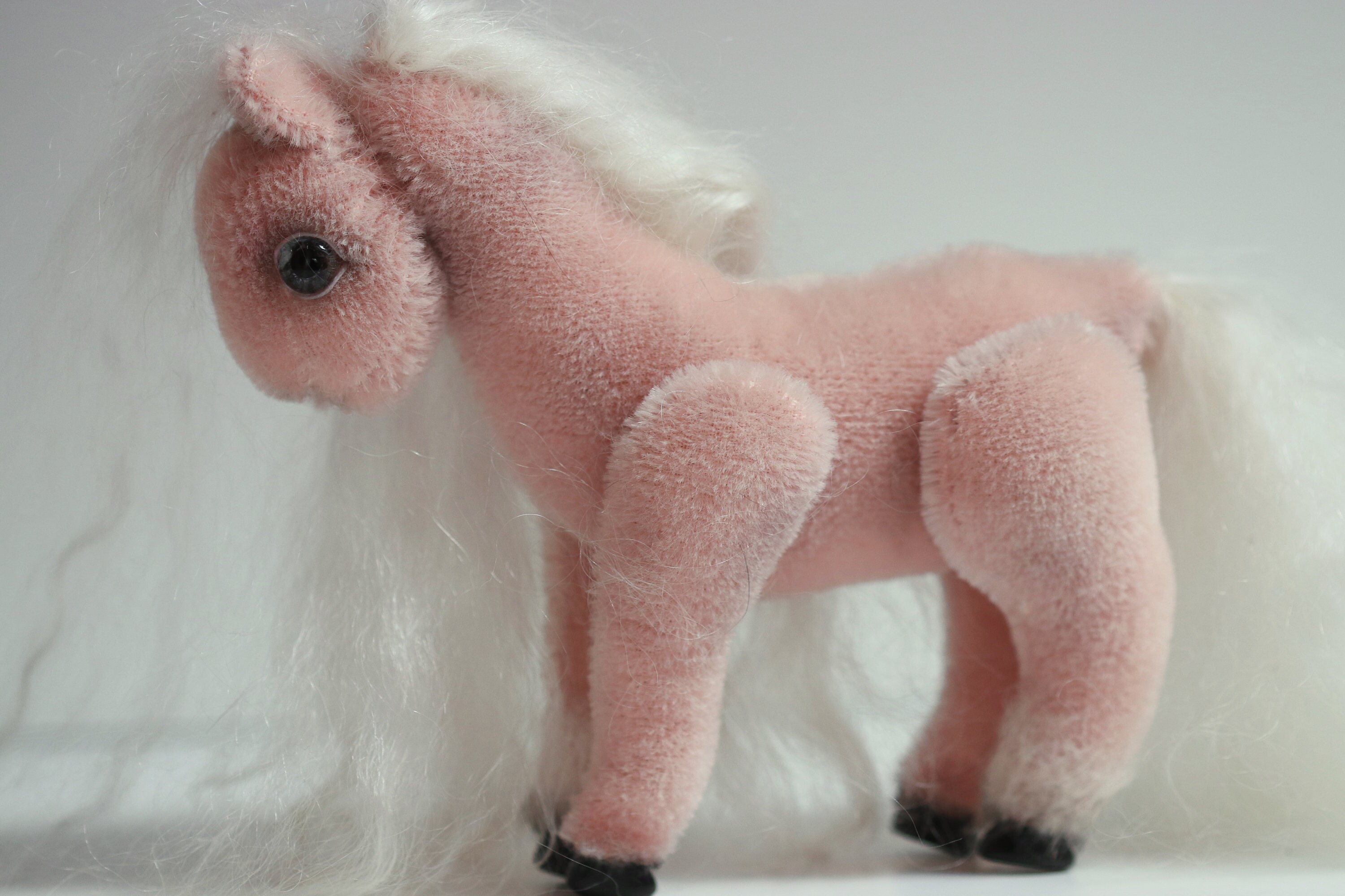 Teddy Pony/pink Plush Pony/teddy Miniature Horse/artistic Teddy Pony ...