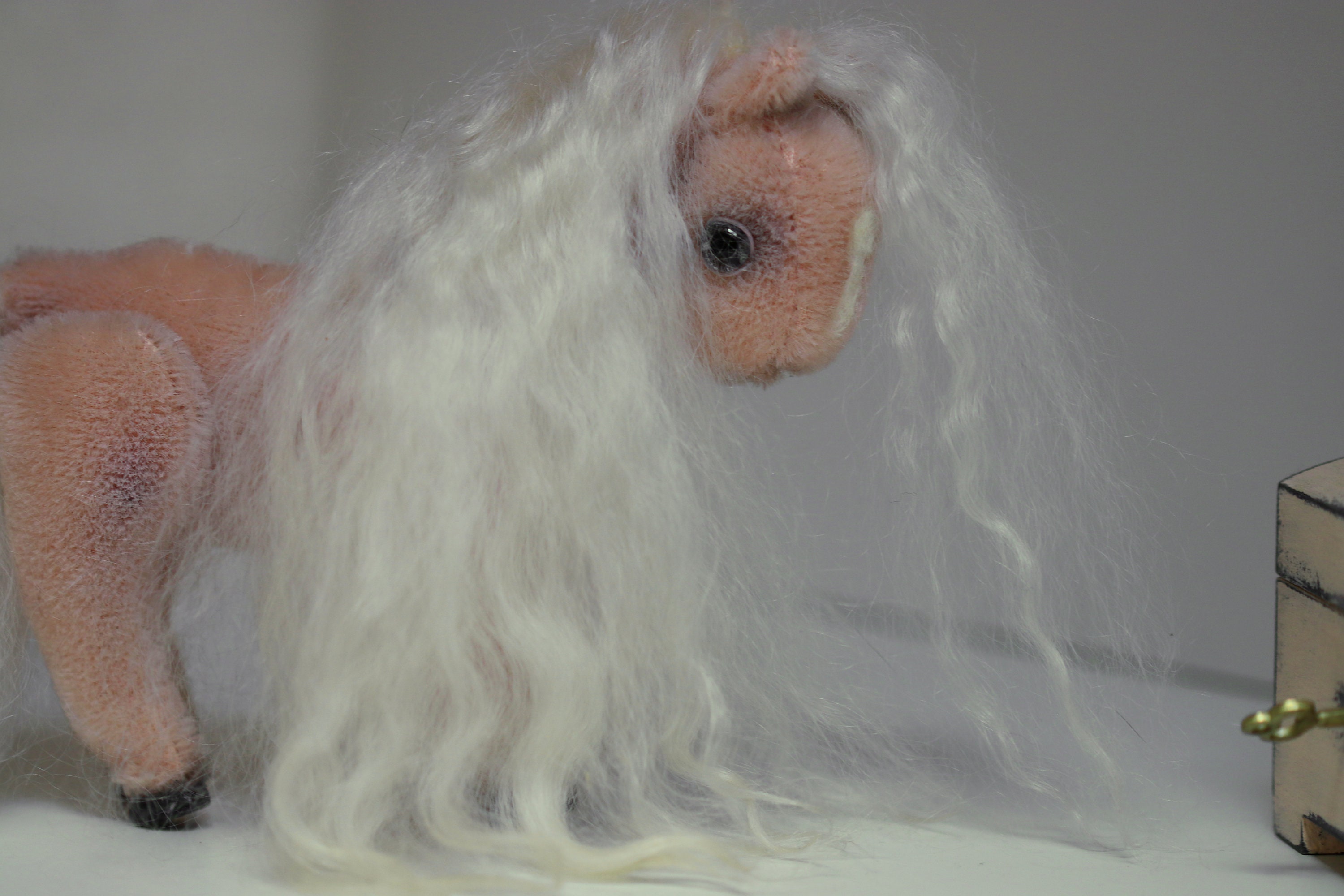 Teddy Pony/pink Plush Pony/teddy Miniature Horse/artistic Teddy Pony ...