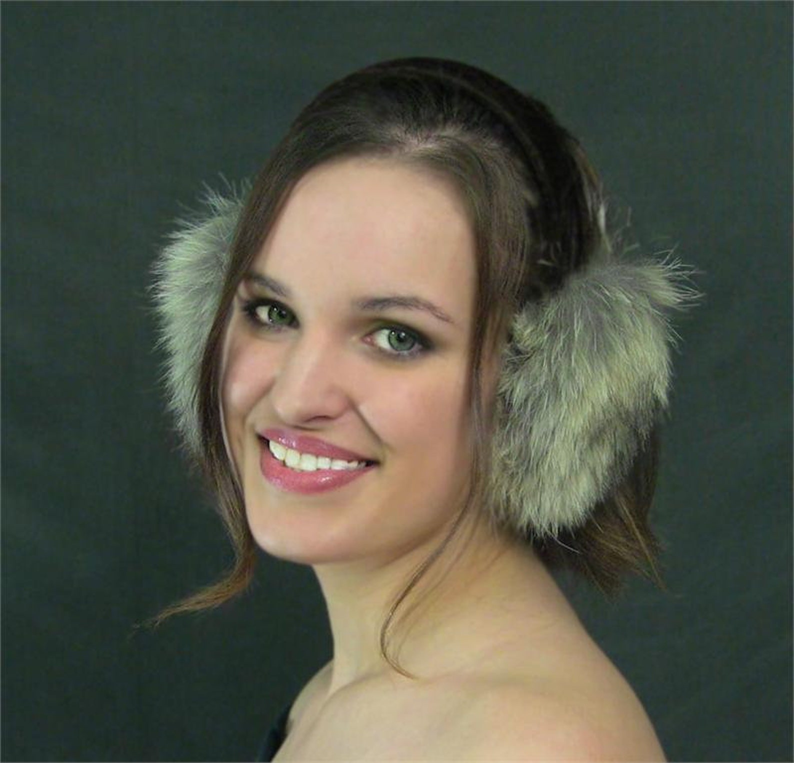 Ausable Fur Natural Coyote Fur Earmuffs - Etsy
