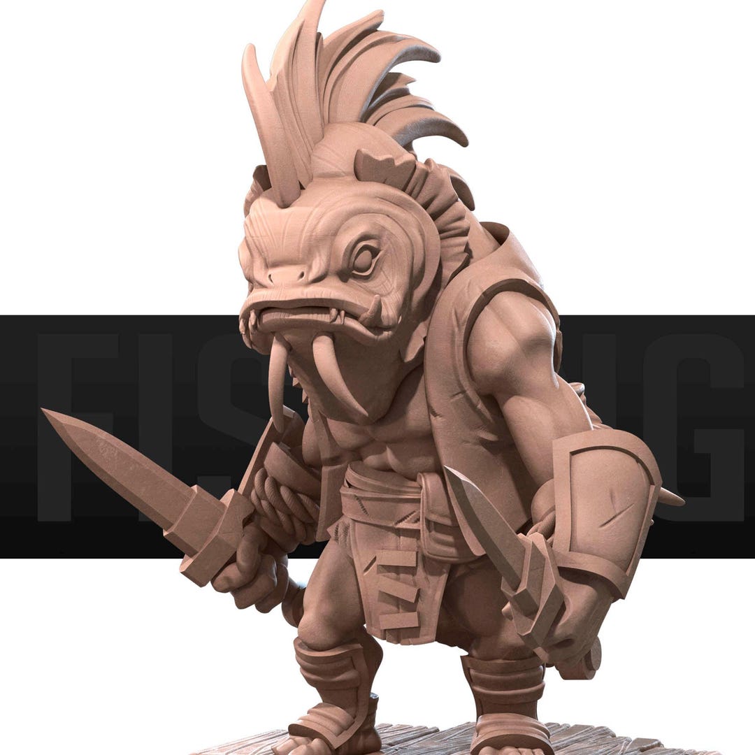 Locathah Rogue | Bite the Bullet Official Product| Animalfolk ...