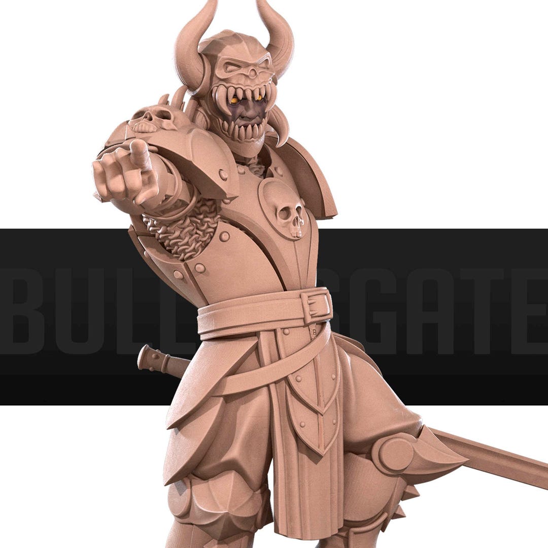Human Deathbringer Fighter | Bite the Bullet Official Product| Baldur's ...