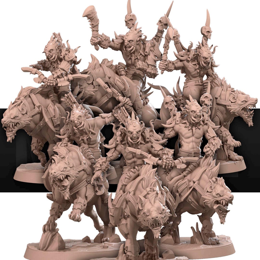 Orc Warg Riders | Bite the Bullet Official Product| Middle Earth Series ...