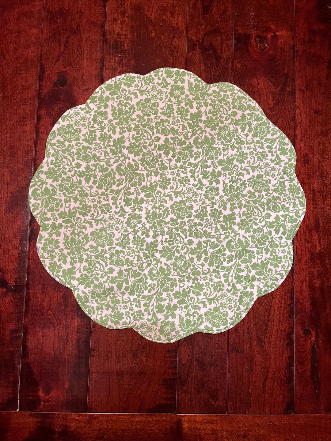 Spring Table Topper, Quilted Table Topper, Easter Table Topper, Fabric ...