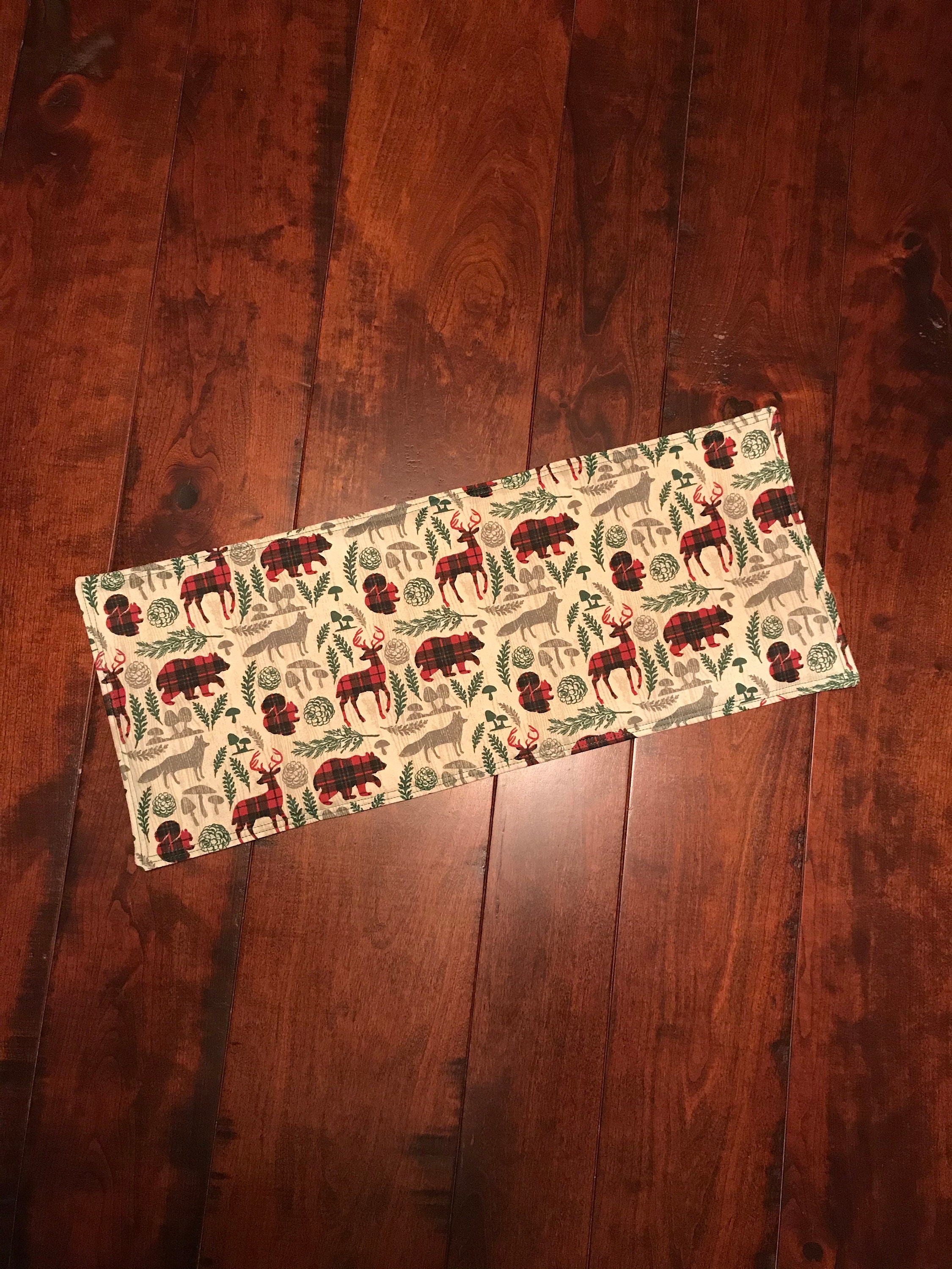 Lodge Table Runner Toilet Tank Runner Fall Table Runner - Etsy