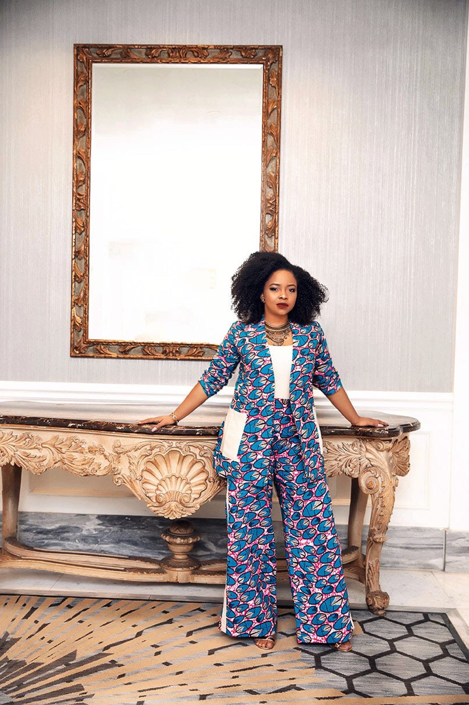 African 2 Piece Set African Print Suit Ankara 2 Piece - Etsy UK
