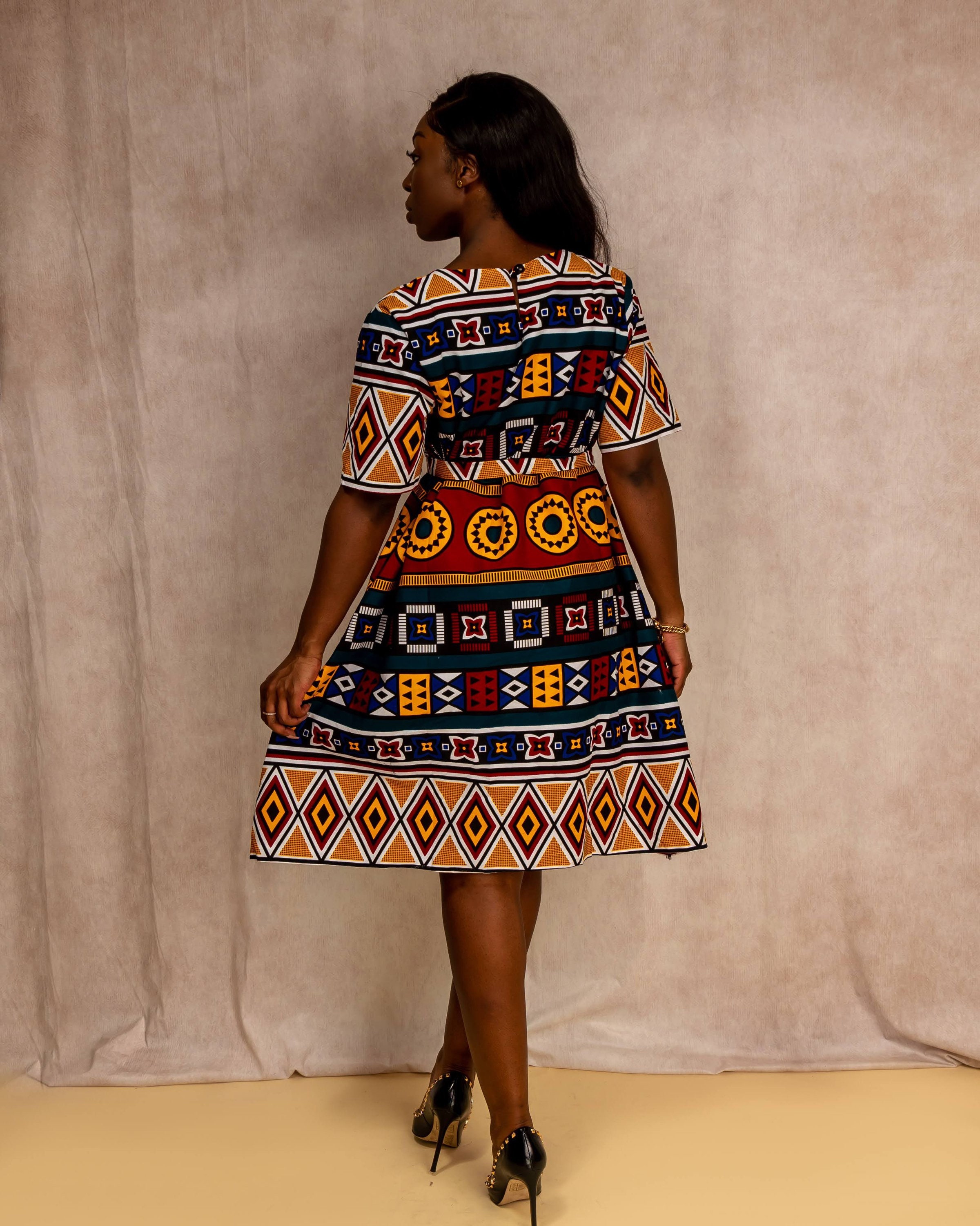 African Dress African Print Shift Dress Ankara Dress - Etsy