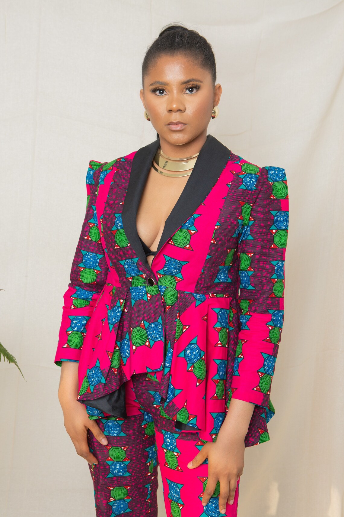 African 2 Piece Set African Print Suit Ankara 2 Piece - Etsy