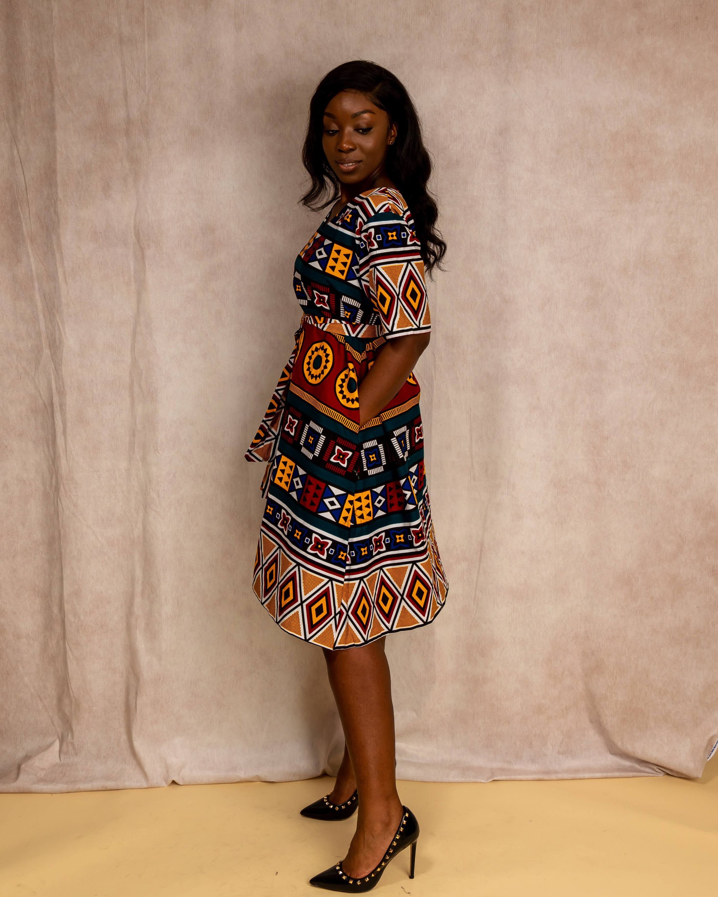 African Dress African Print Shift Dress Ankara Dress | Etsy