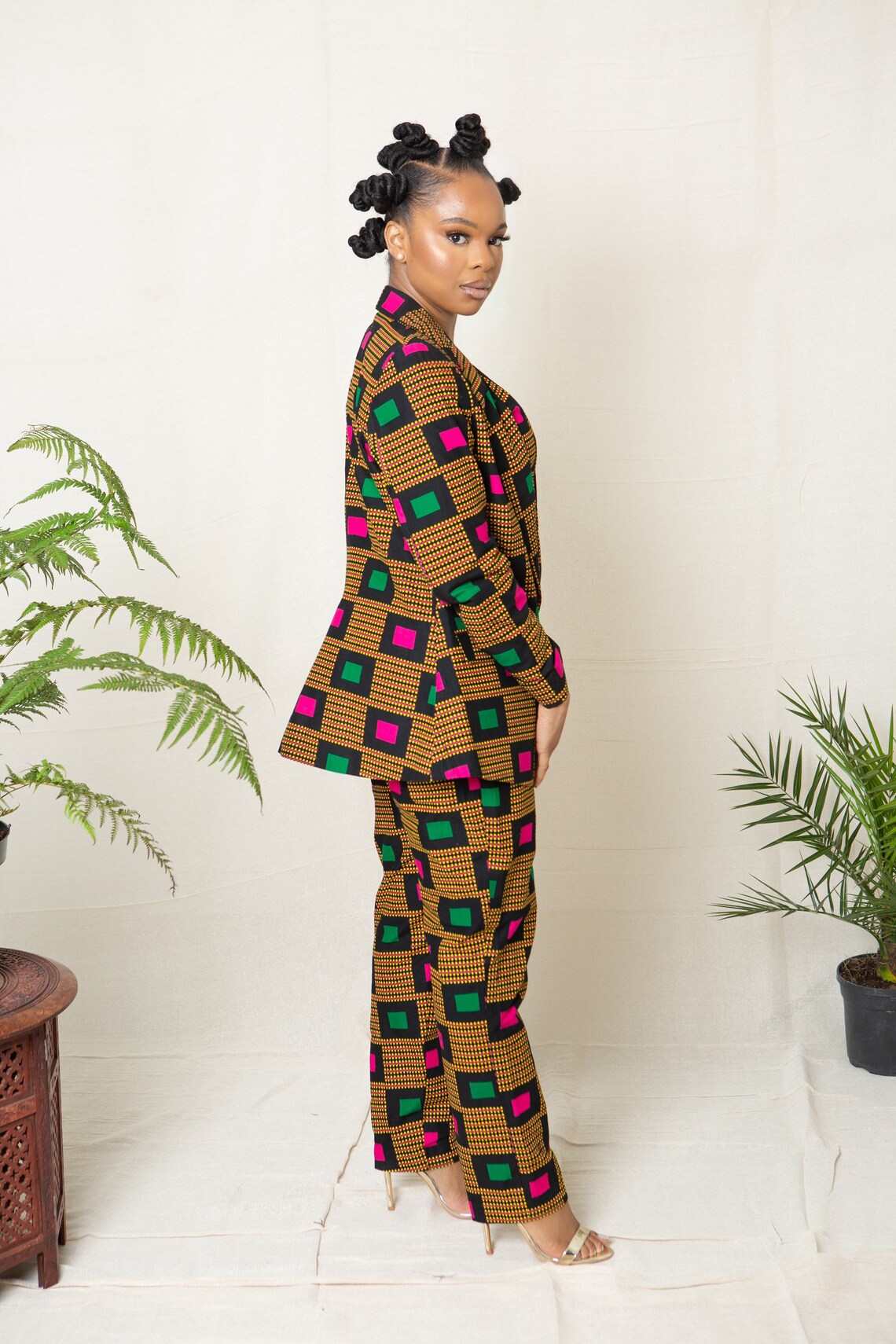 African 3 Piece Set, African Print Suit, Ankara 3 Piece, African ...