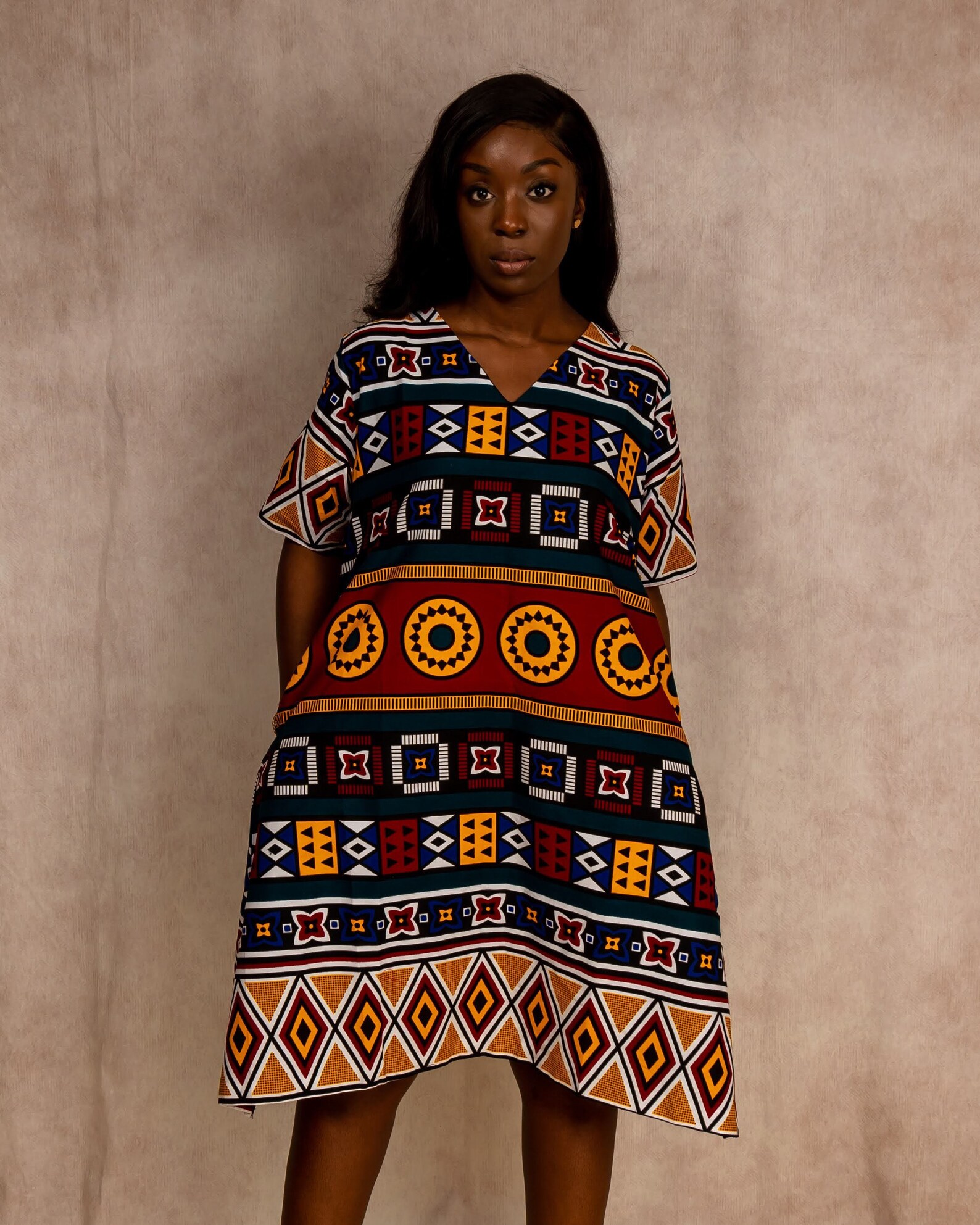African Dress African Print Shift Dress Ankara Dress | Etsy