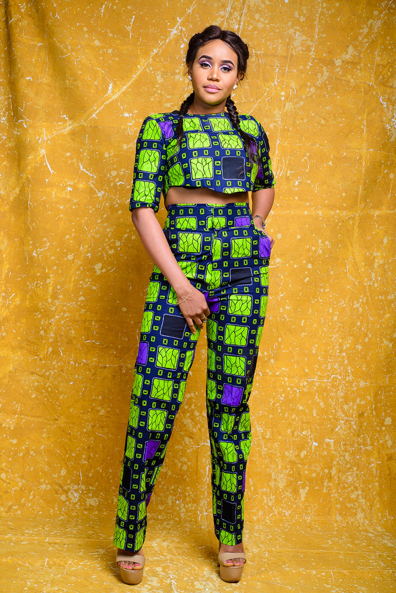 African 2 Piece Set African Pants and Top African Clothing - Etsy