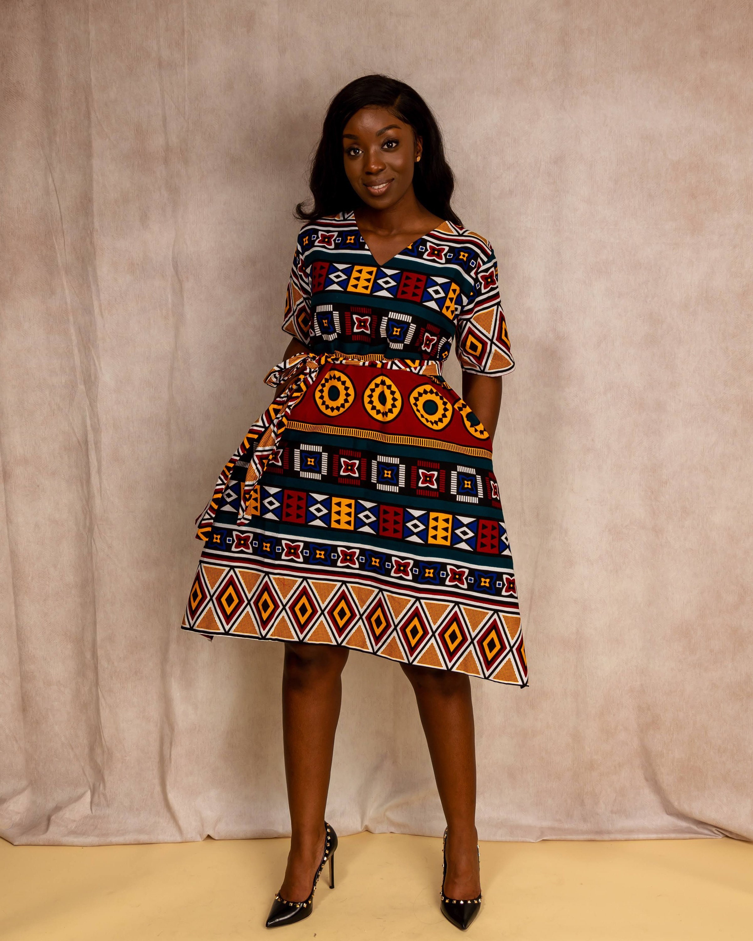 African Dress African Print Shift Dress Ankara Dress | Etsy