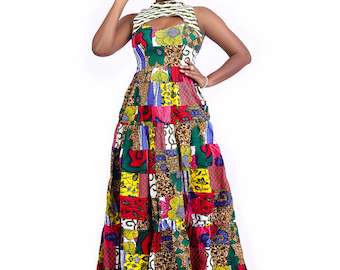 African BUBU Dress, African Print Dress, Ankara Dress, Ankara Gown ...