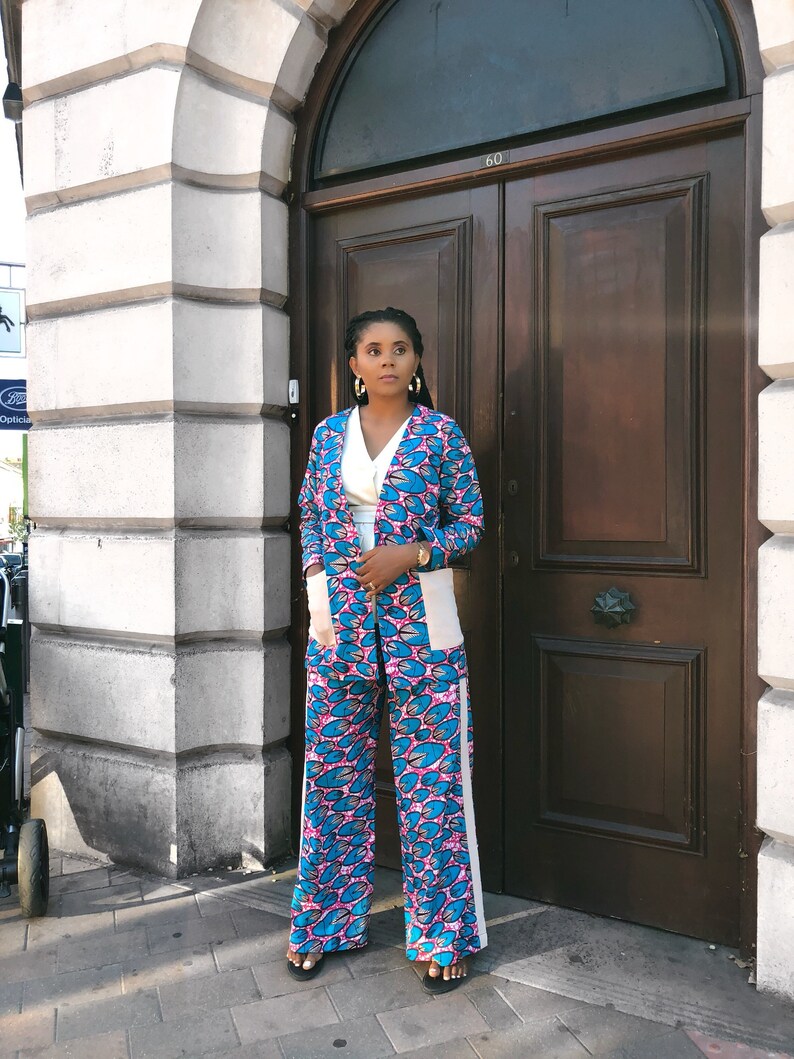 African 2 Piece Set African Print Suit Ankara 2 Piece - Etsy UK