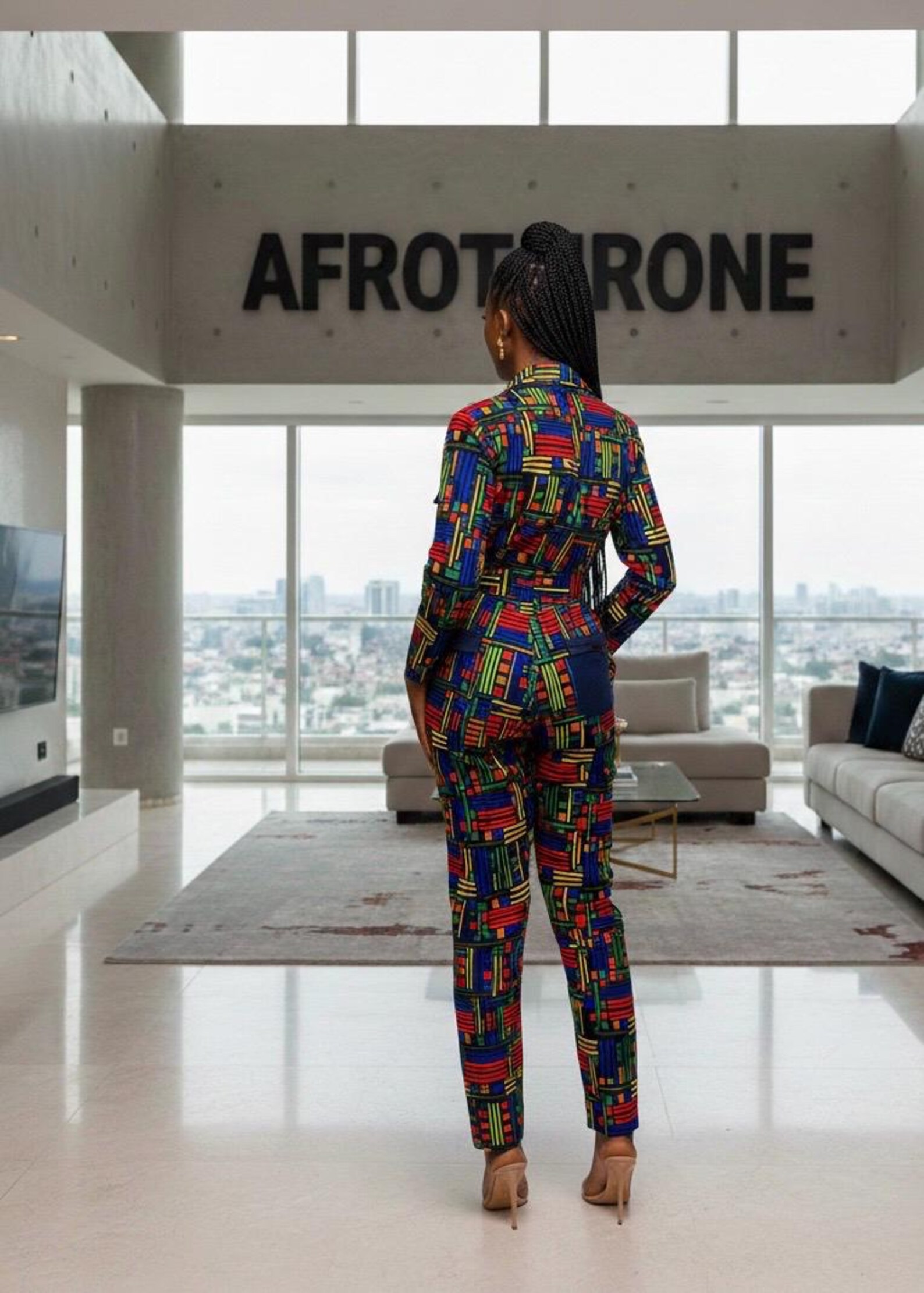 African 2 Piece Set, African Pants and Jacket, African Clothing ...