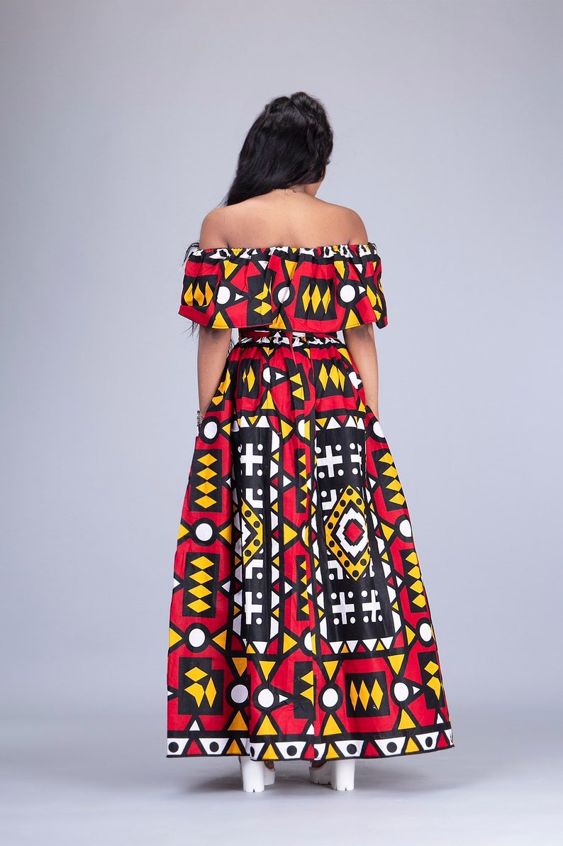 African 2 Piece Set, African Print 2 Piece Set, Ankara Matching Set ...