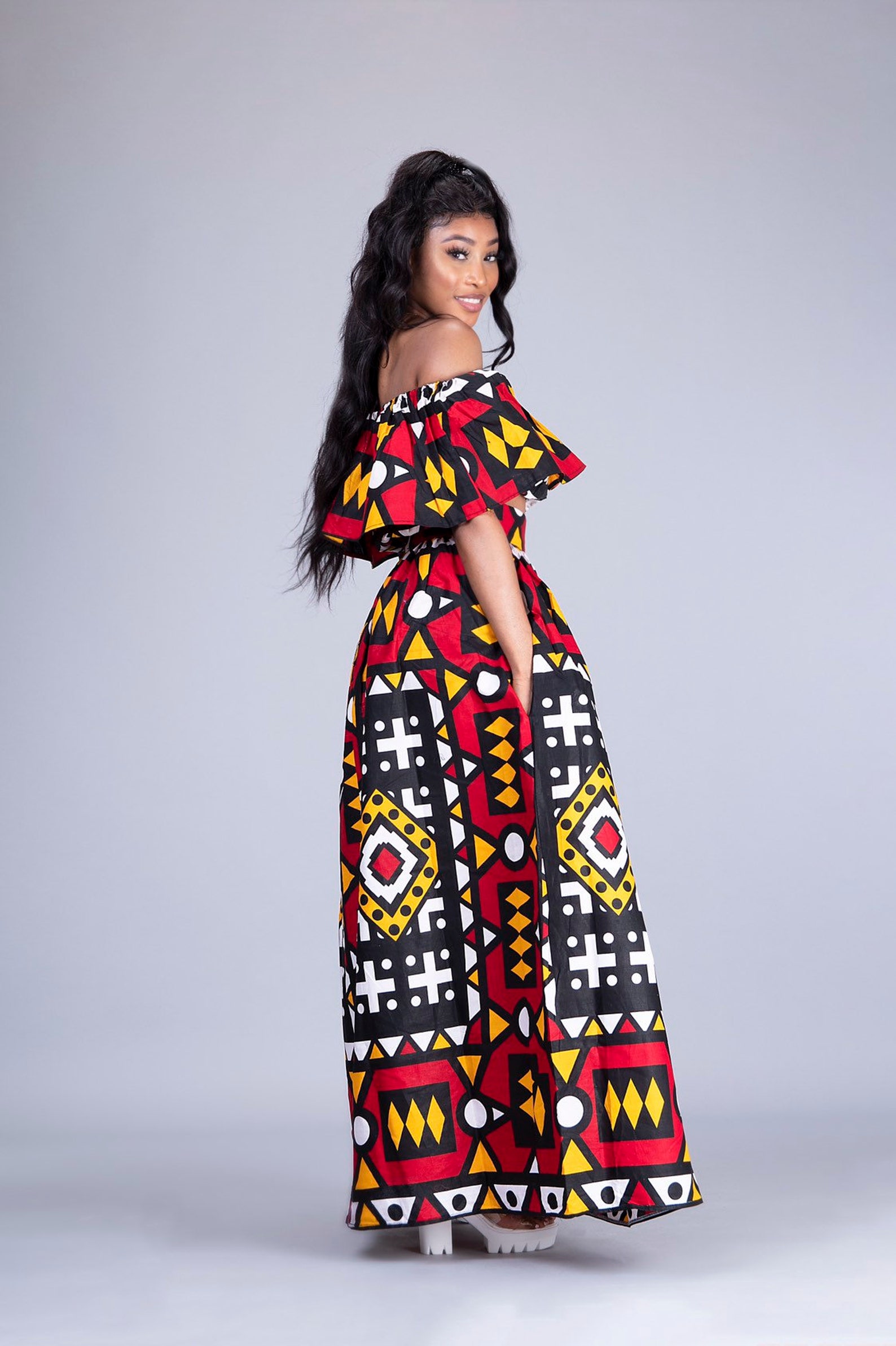 African 2 Piece Set, African Print 2 Piece Set, Ankara Matching Set ...