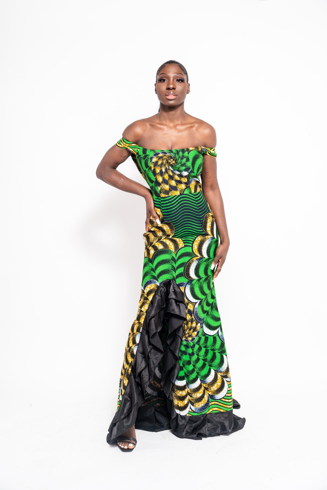 African Mermaid Dress, African Print Dress, African Dress, African ...