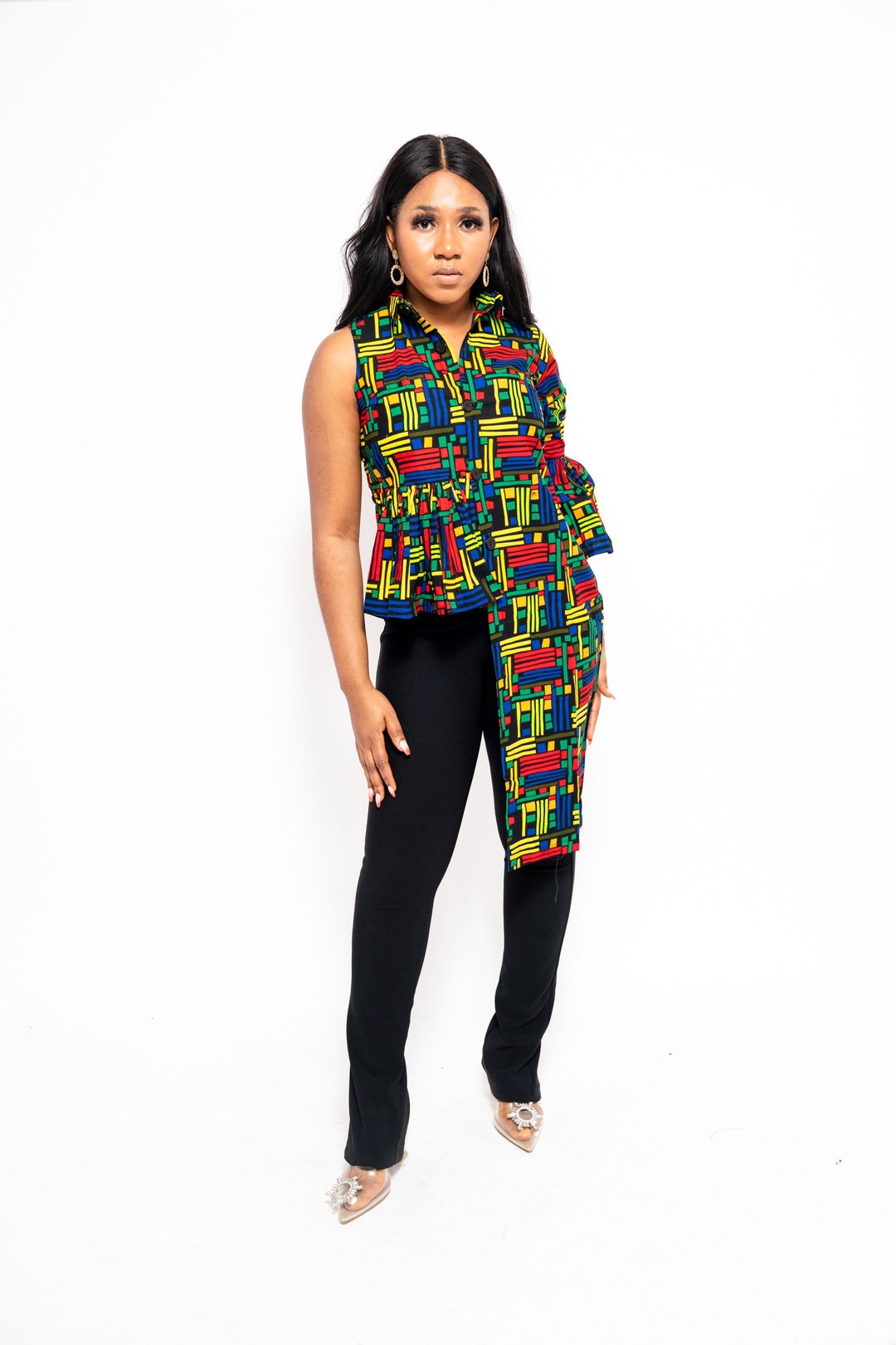 African Top for Women, African Clothing, African Print Top ...