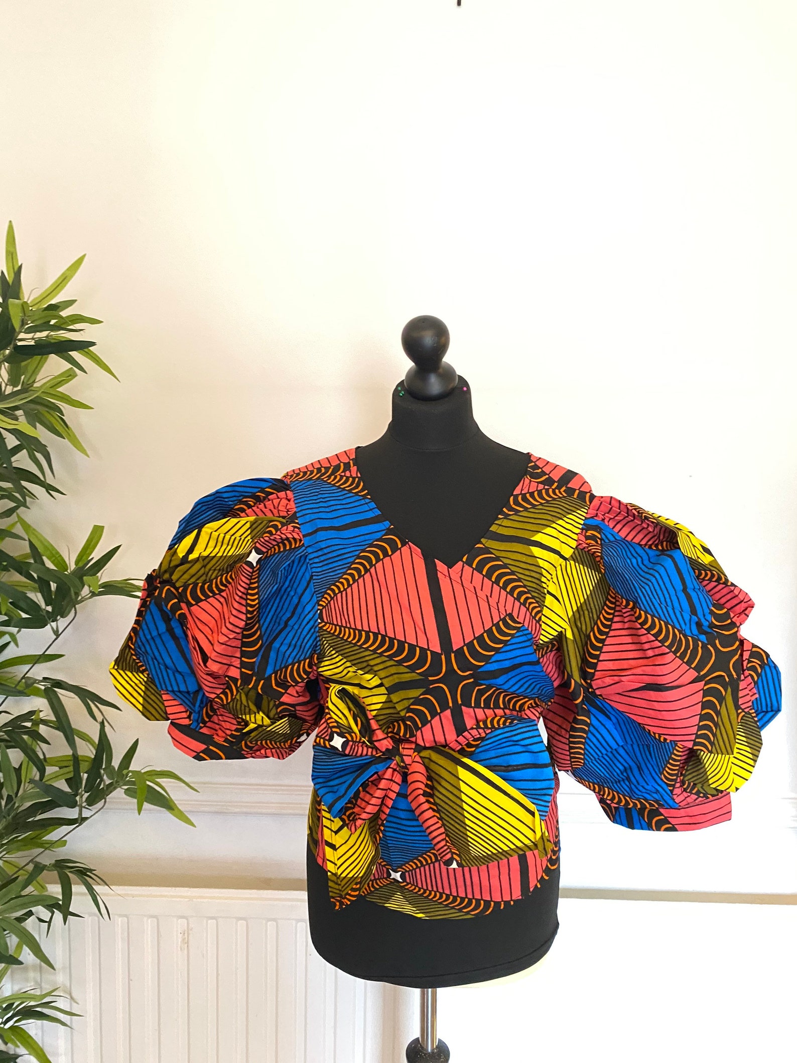 African Wrap Top Ankara Blouse African Print Wrap Top - Etsy UK