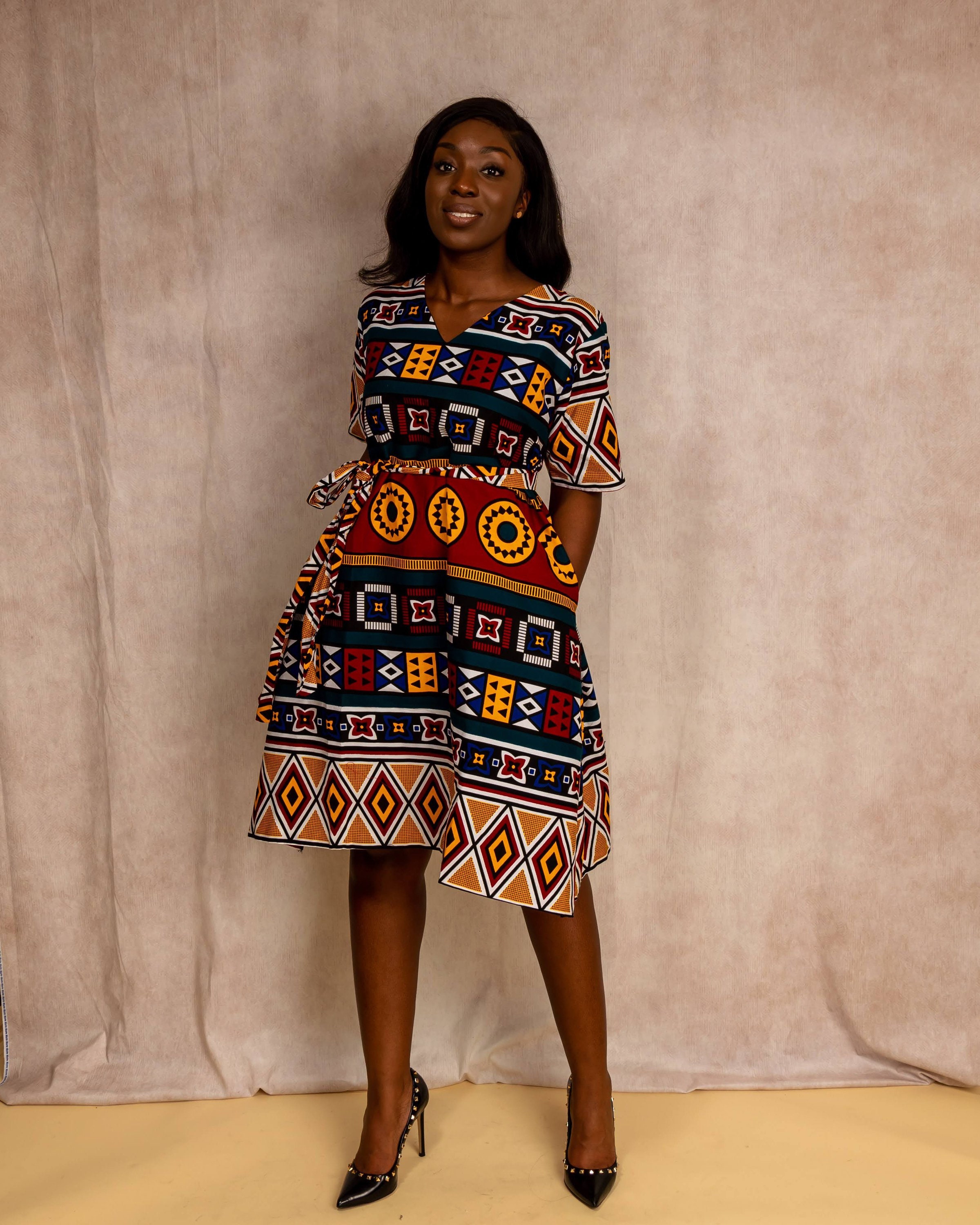 African Dress African Print Shift Dress Ankara Dress - Etsy
