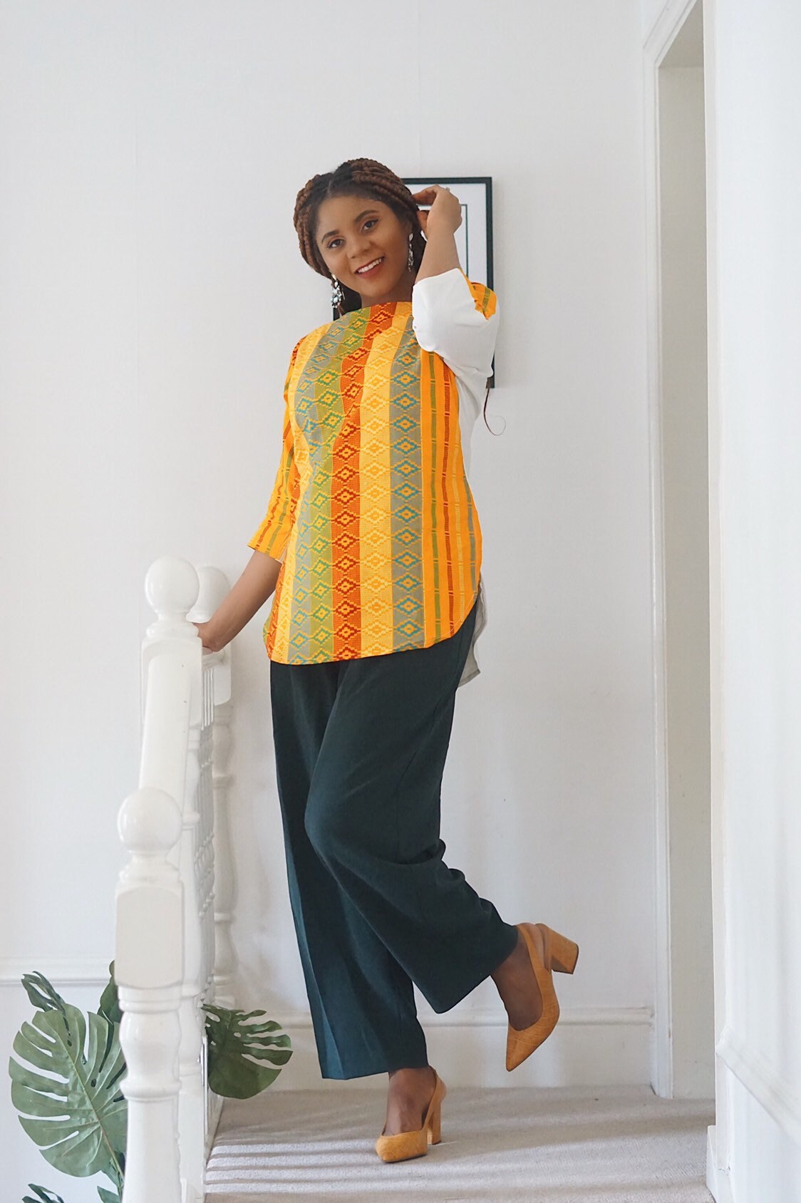 African top African Print top kente top Ankara top Tunic | Etsy