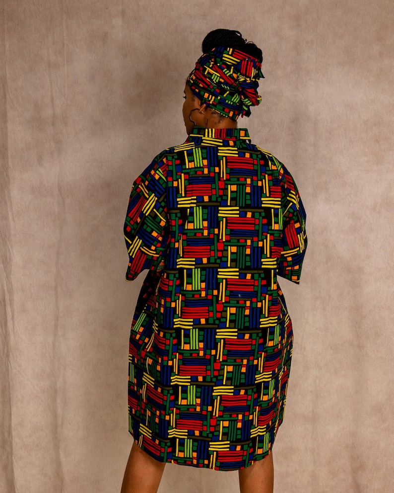 African Dress African Print Shift Dress Ankara Dress | Etsy