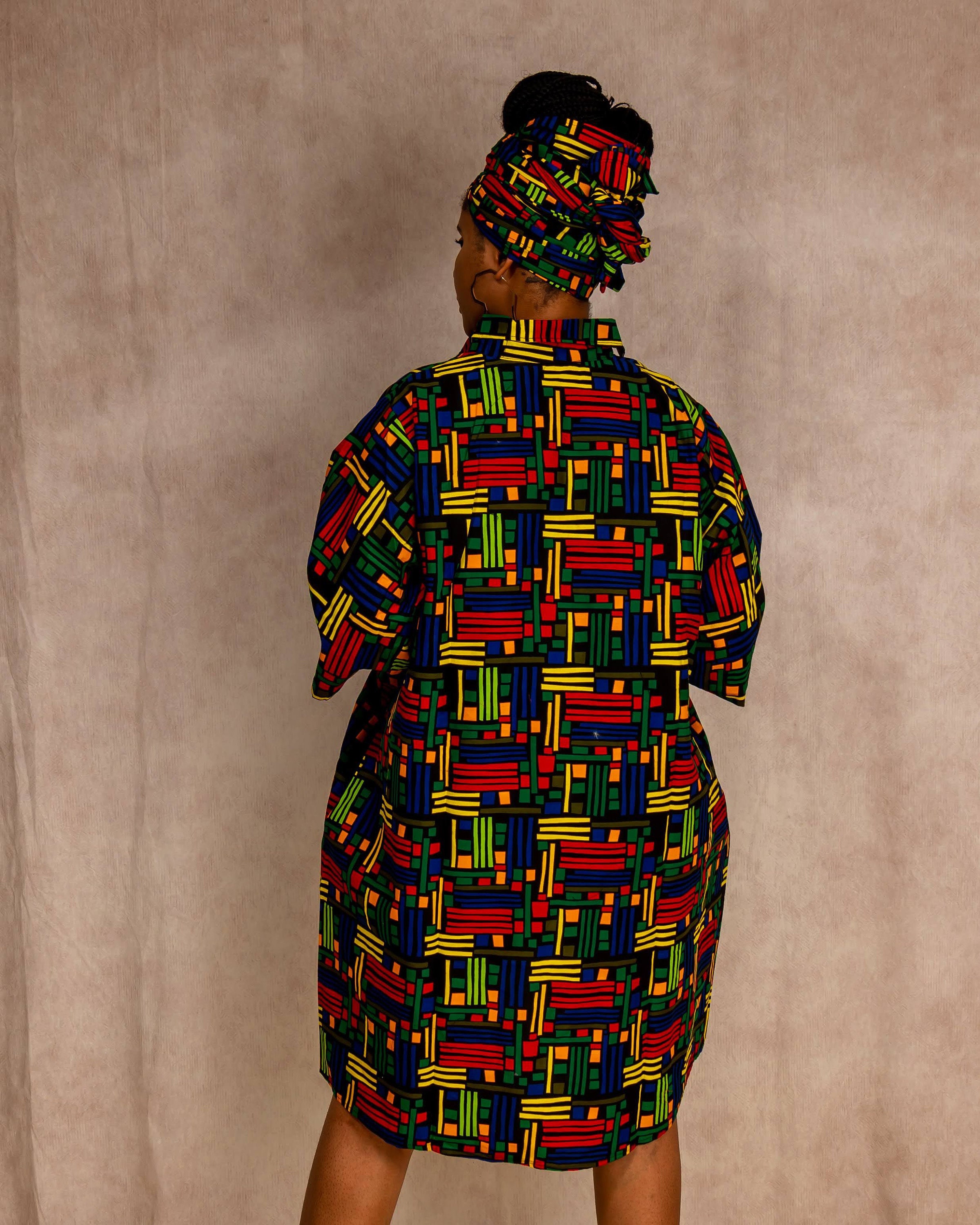 African Dress African Print Shift Dress Ankara Dress | Etsy