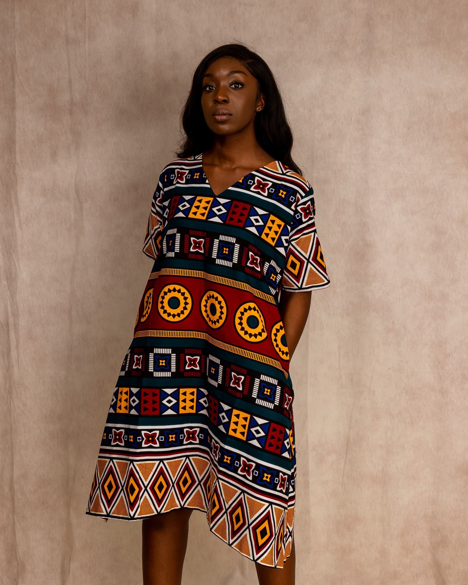 African Dress African Print Shift Dress Ankara Dress | Etsy