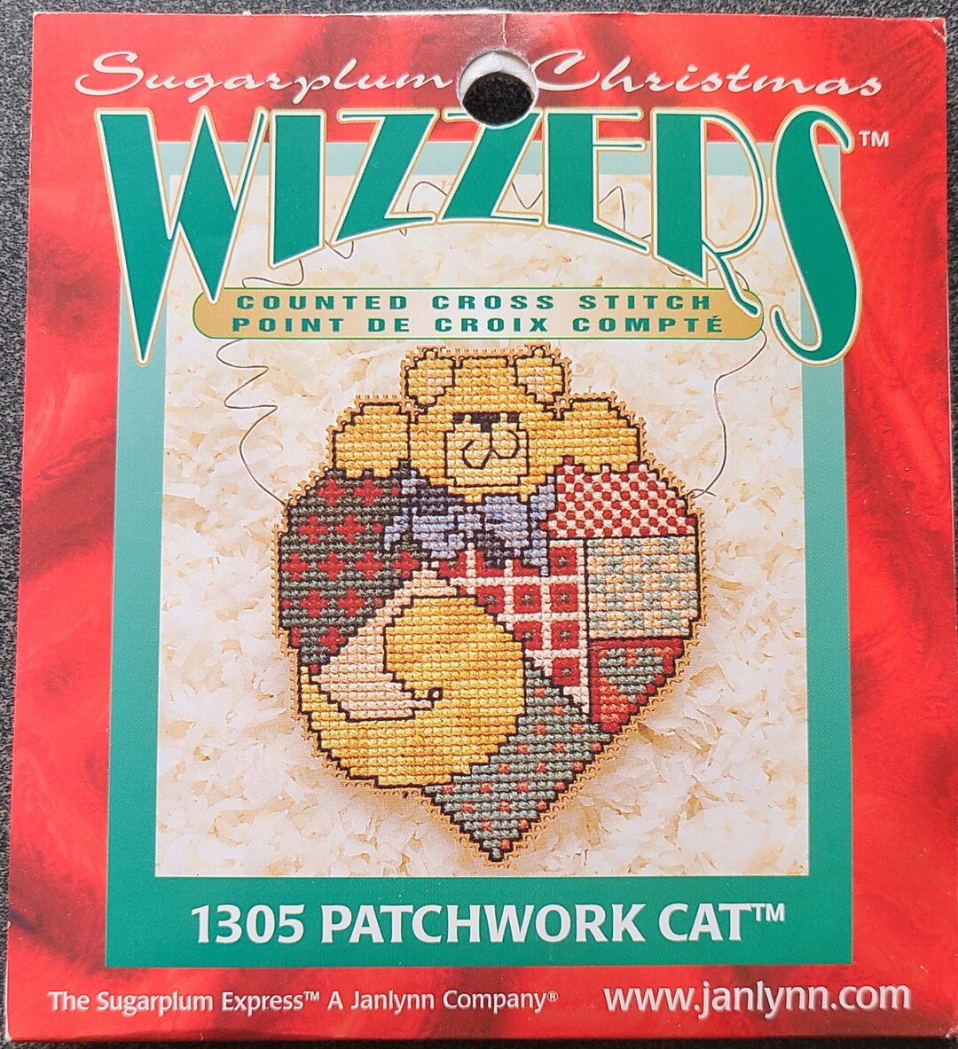 Sugarplum Christmas - Wizzers - Patchwork Cat - Pattern ONLY - Etsy
