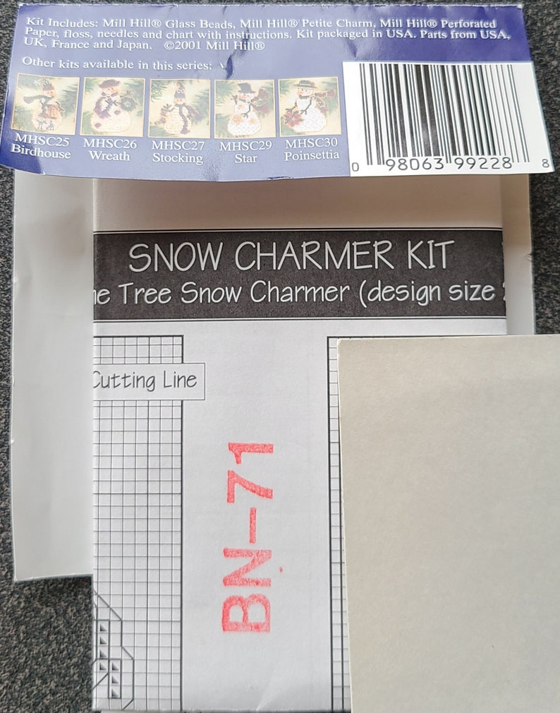 Mill Hill Snow Charmer Kit - Pine Tree - Pattern ONLY - Etsy