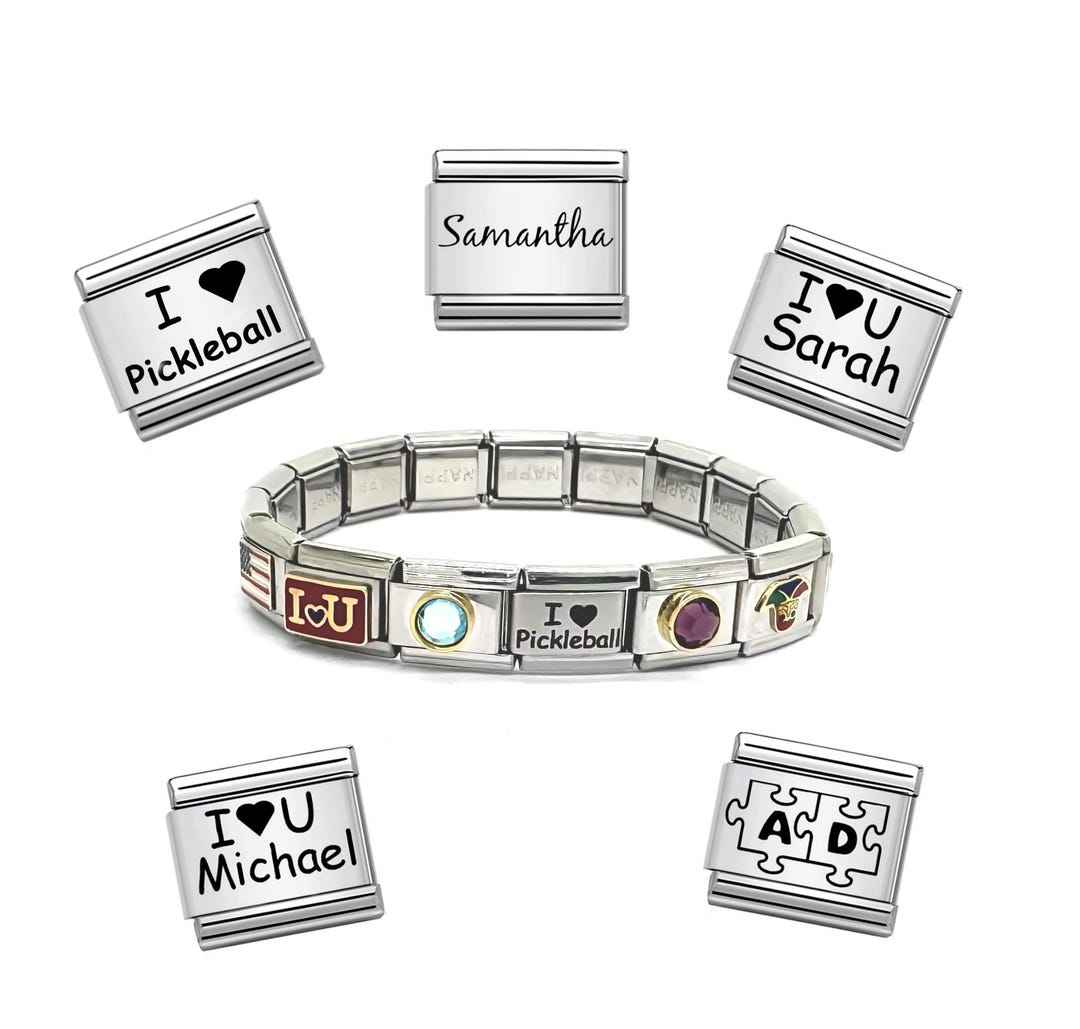 Custom Italian Charm for All 9mm Classic-size Italian Charm Bracelets ...