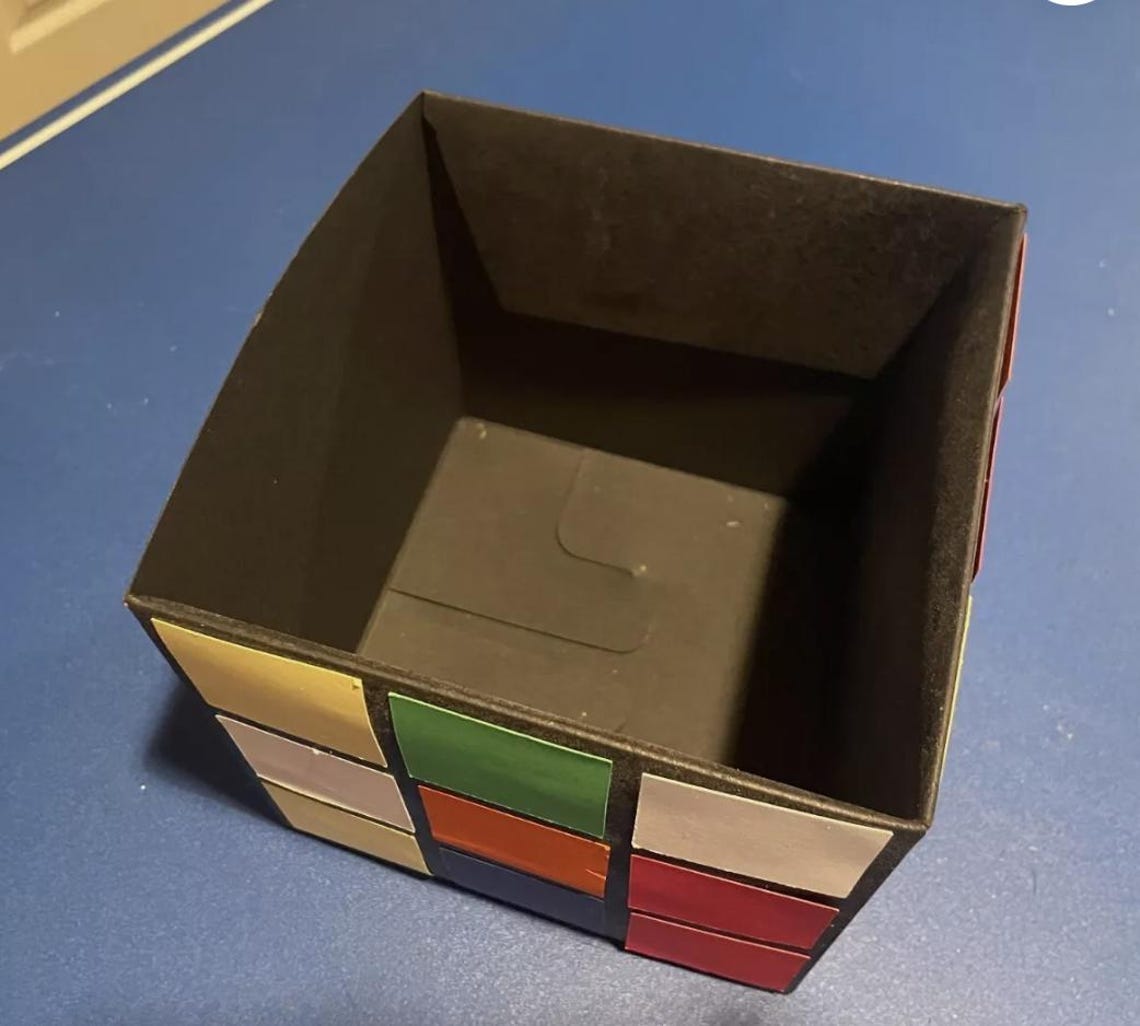 Rubik's Cube, Centerpiece, 80s, Party - Etsy