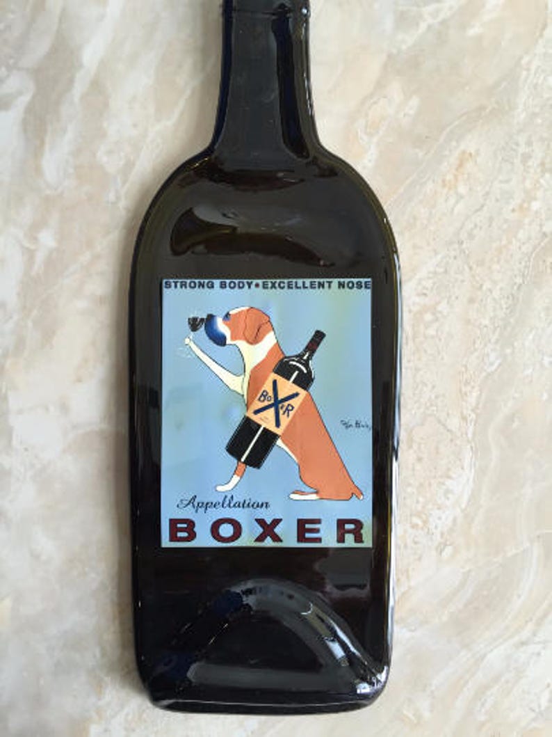 Free Shipping Appellation BOXER Wine Slumped Melted Flattened Wine ...