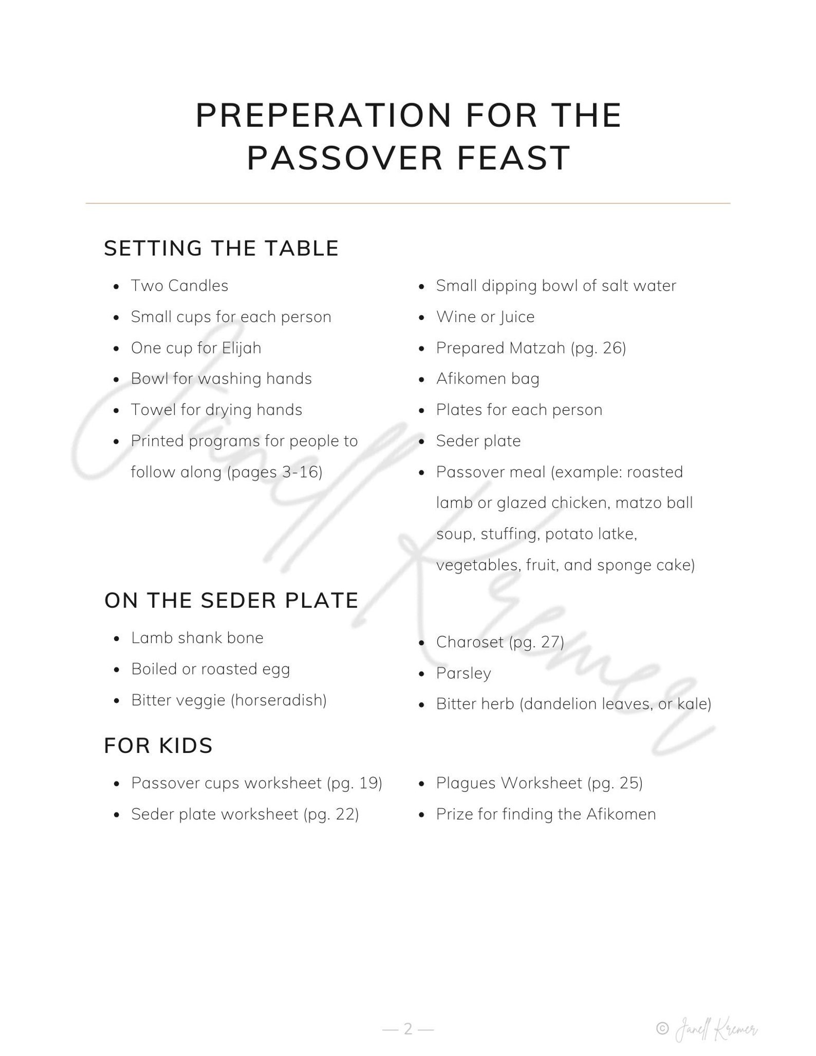 Discovering the Feast of Passover (PDF) for Christian Families - Etsy