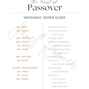 Discovering the Feast of Passover (PDF) for Christian Families - Etsy