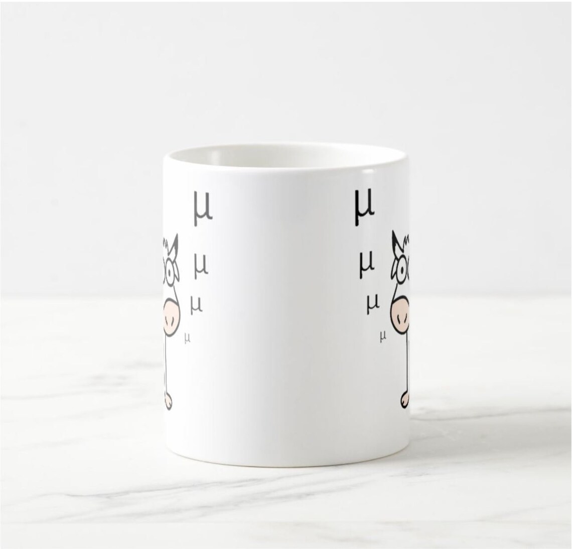 Mathematical Cow Goes Mu Math Teacher Mug - Etsy