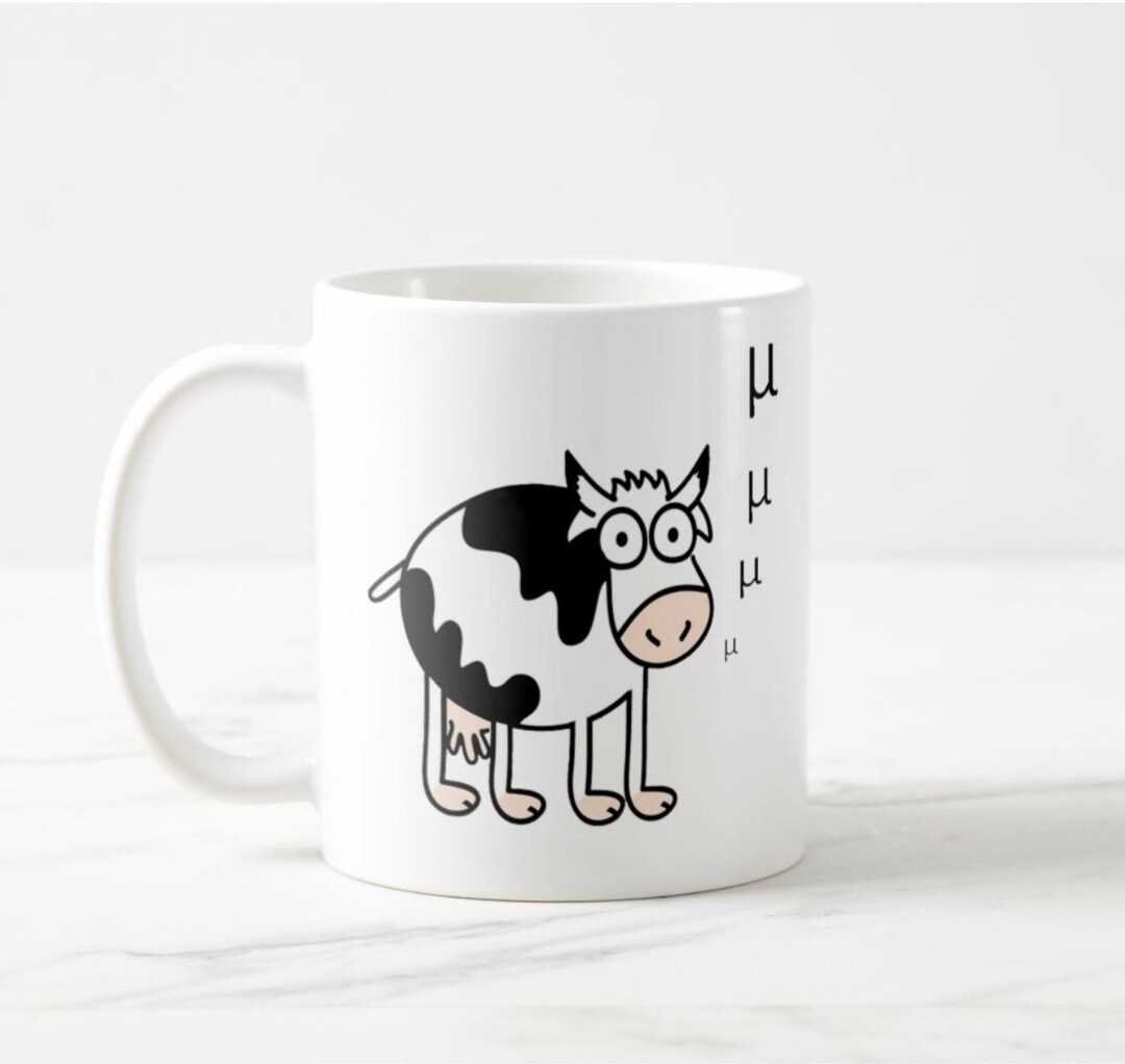 Mathematical Cow Goes Mu Math Teacher Mug - Etsy