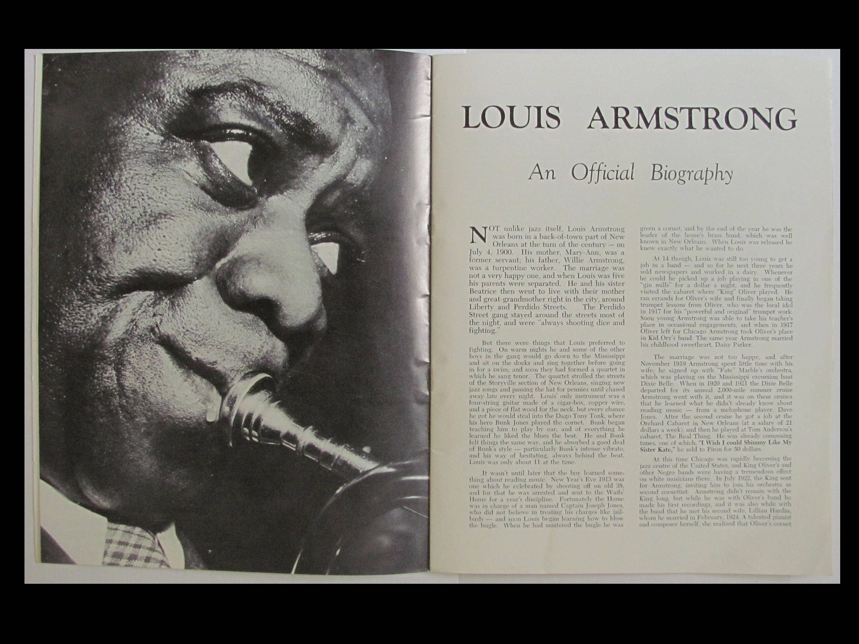 LOUIS ARMSTRONG & His All-Stars Jewel Brown 1963 New Zealand | Etsy