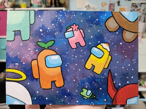 Among Us Inspired Painting - Etsy