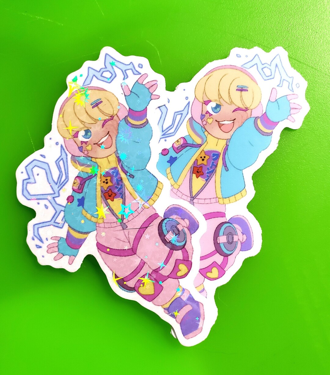 Holo/matte Apex Kawaii Voltage Wattson Stickers - Etsy