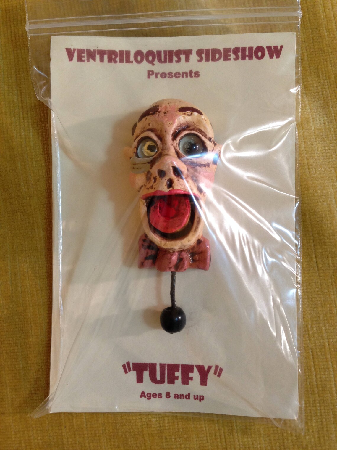 See "tuffy" the Amazing 3 Inch Pin Head, Ventriloquist’s Novelty Pin ...