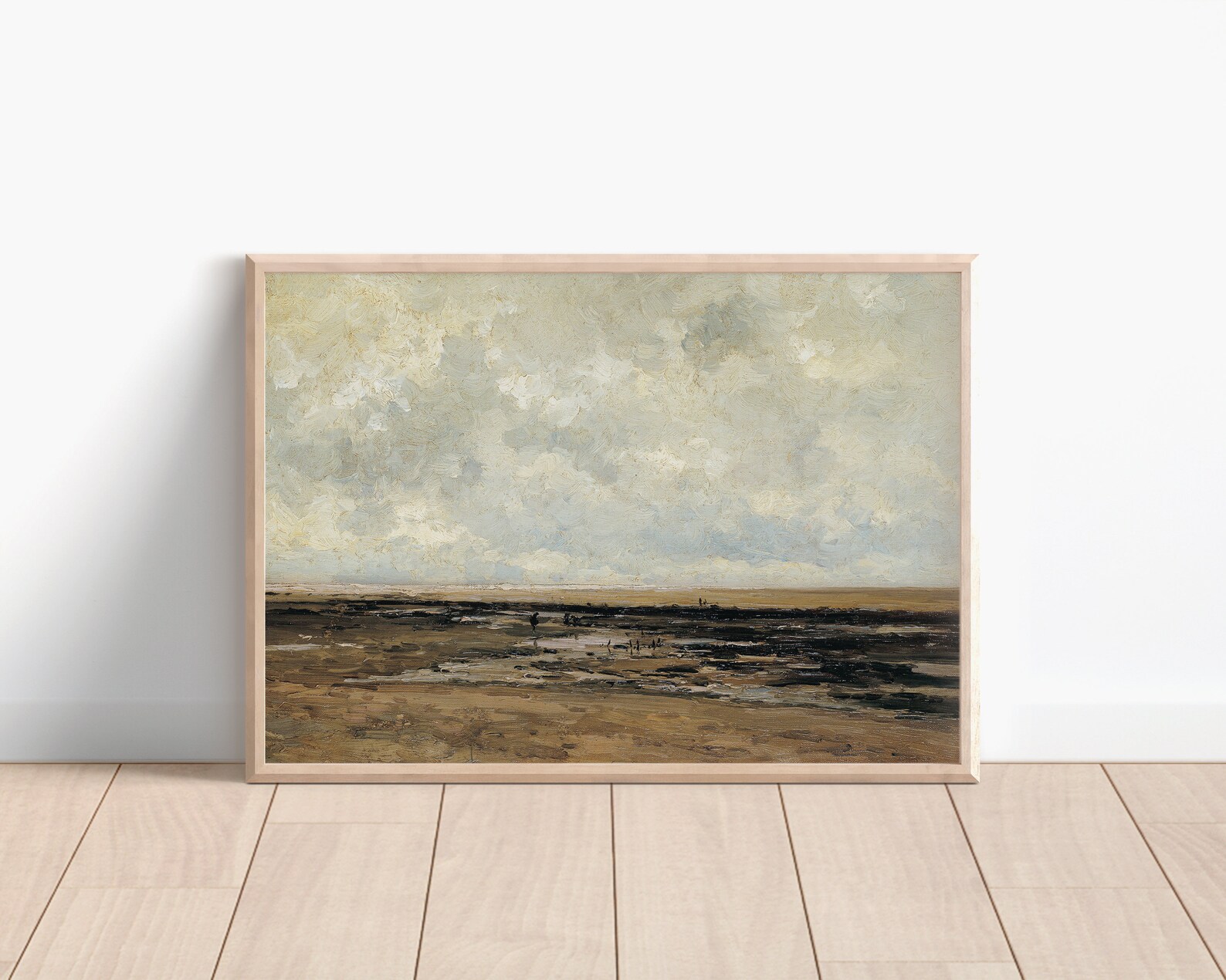 Villerville Beach Ocean Print Oil Painting Seascape - Etsy