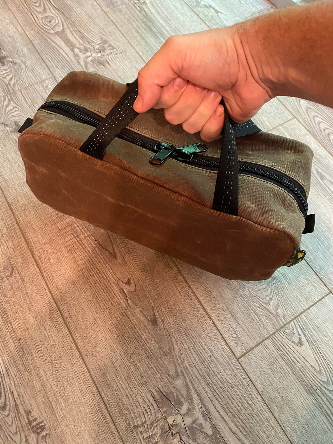 Waxed Canvas Kit Bag / Tool Bag - Etsy