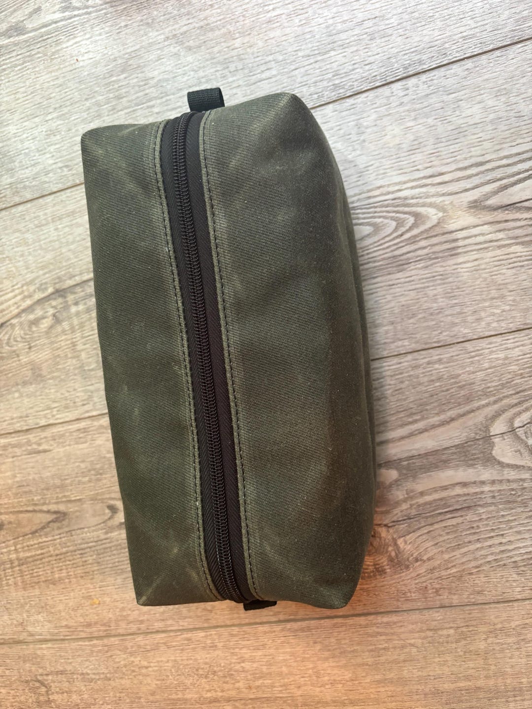 Waxed Canvas Dopp Kit / Toiletry Bag - Etsy