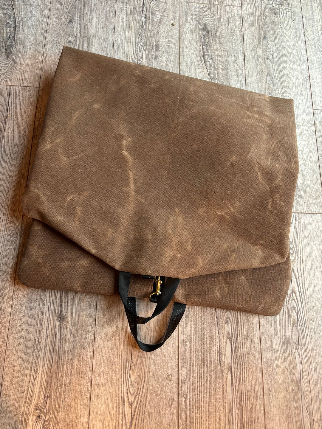 Waxed Canvas Garment Bag / Suit Bag - Etsy