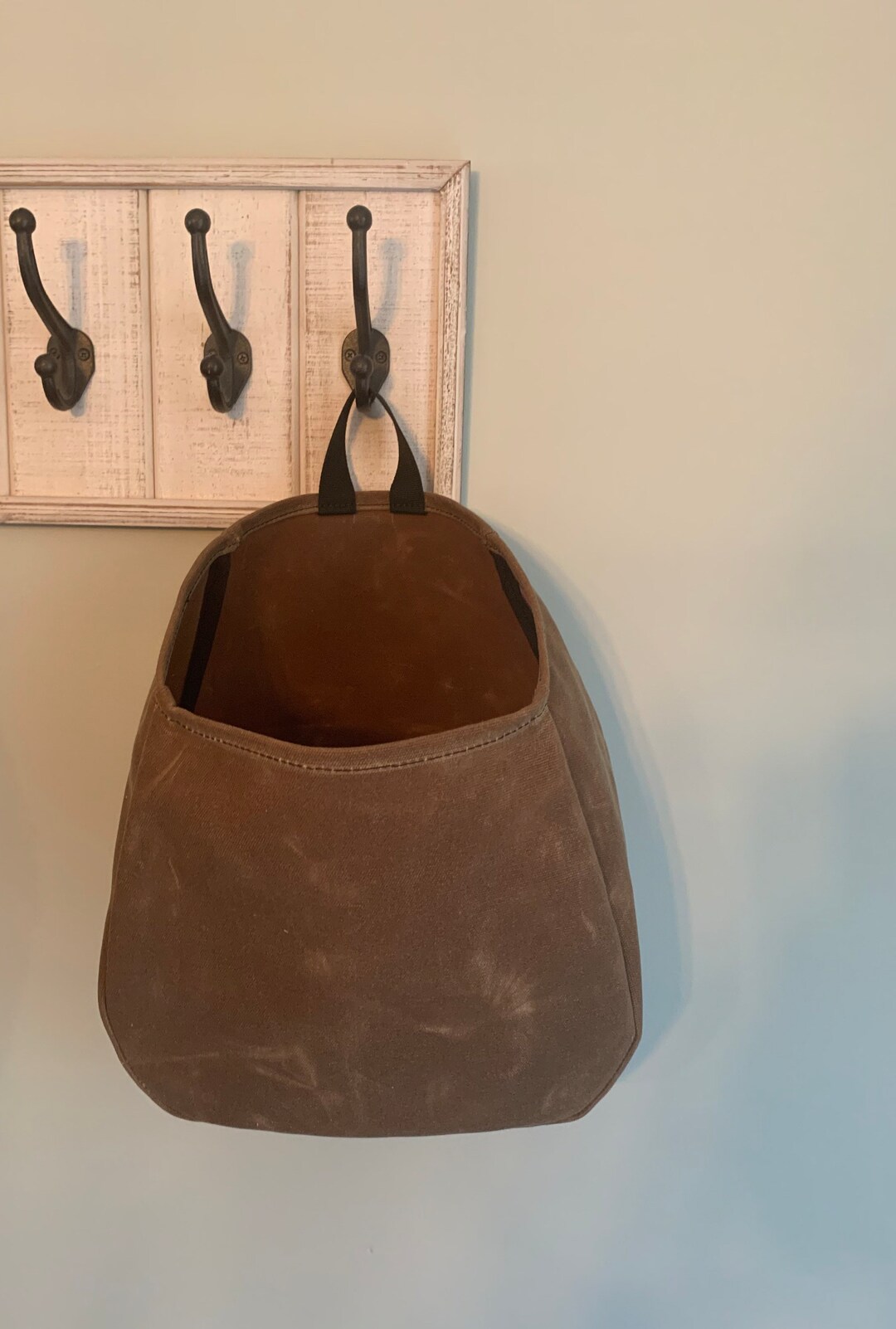 Large Wall Hanging Storage Bin - Etsy