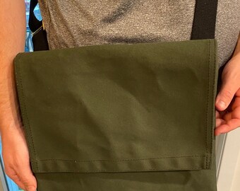 Waxed Canvas Haversack - Etsy